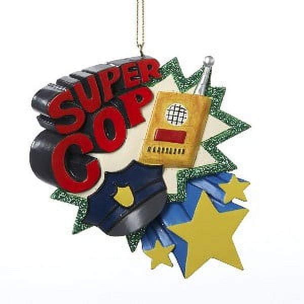 RESIN "SUPER COP" POLICE ORNAMENT - Walmart.com