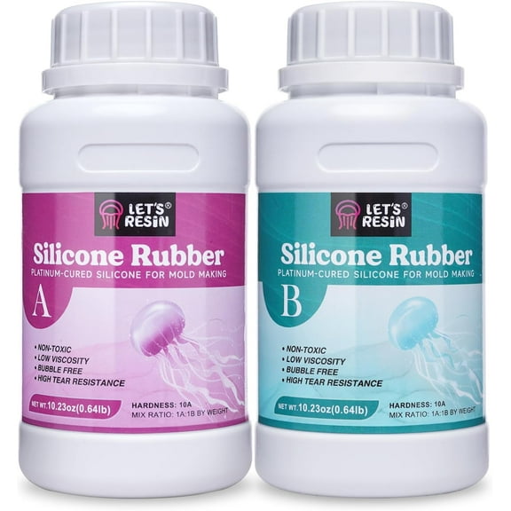 Teexpert Silicone Mold Maker, Liquid Translucent Silicone Rubber Mold ...