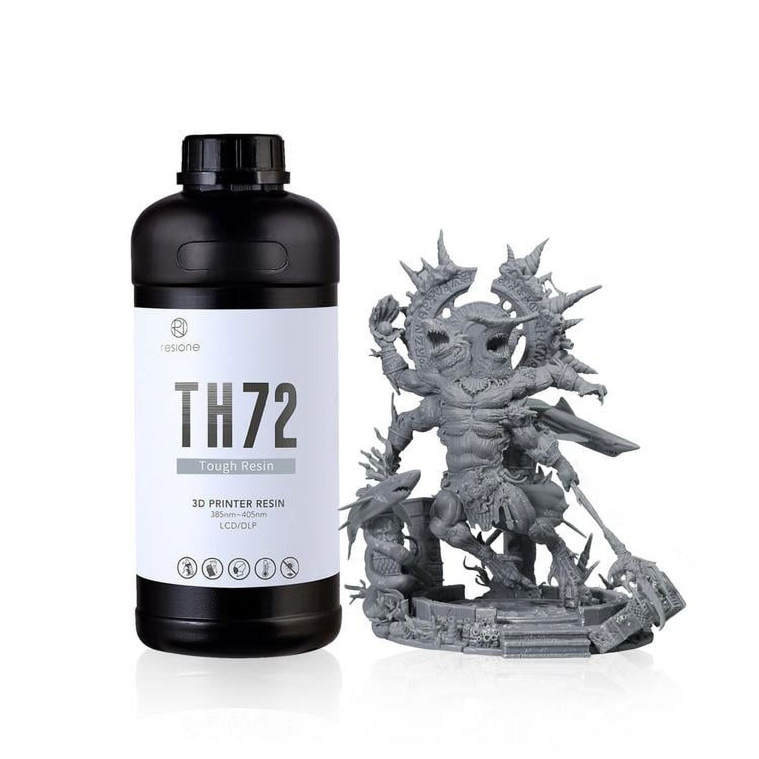 RESIONE 3D Printer Resin - TH72 Flexible Tough Resin for Long-Lasting ...