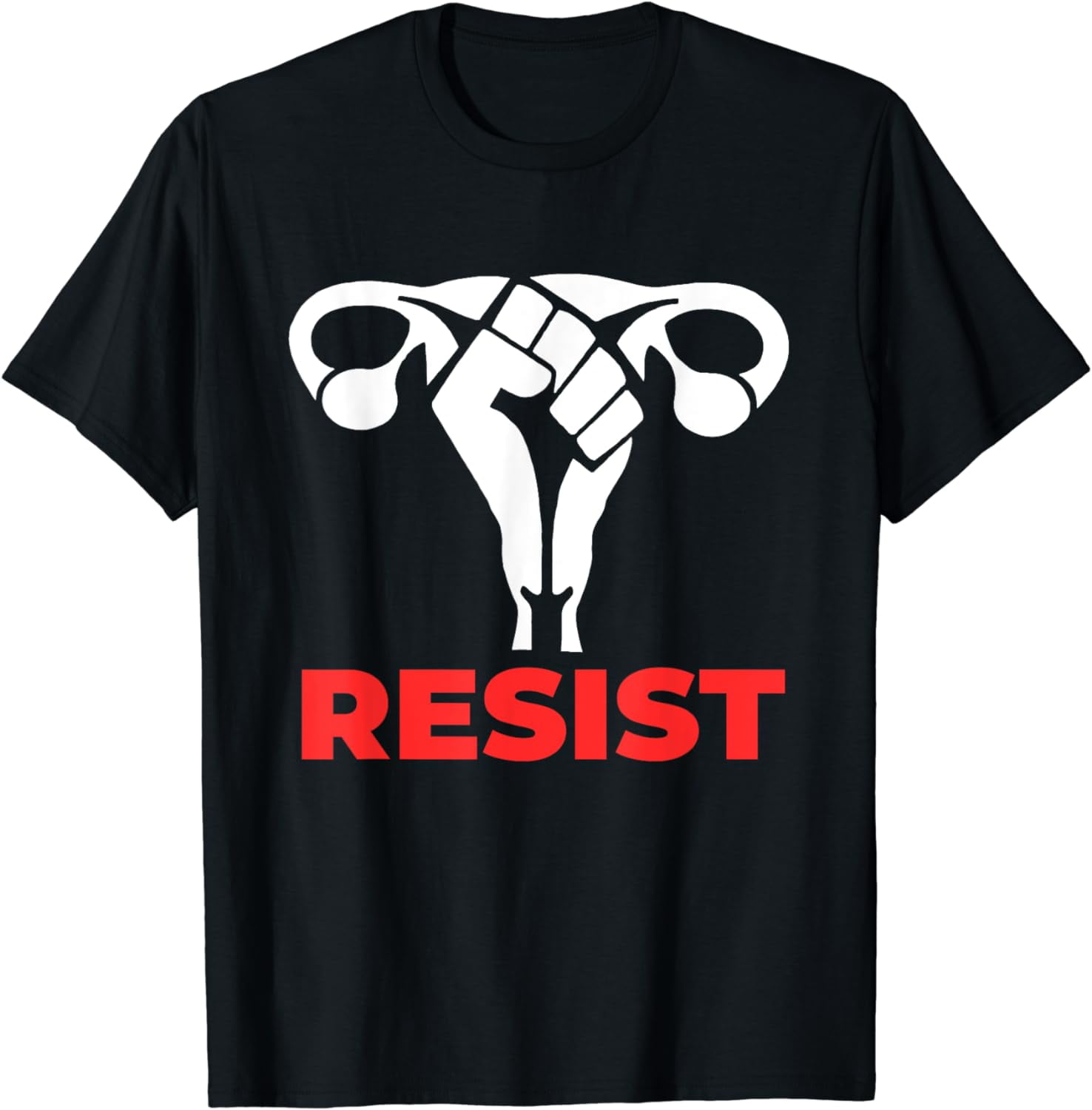 RESIST Pro-choice woman's rights uterus T-Shirt - Walmart.com