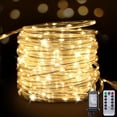 RESNICE Connectable Plug-in LED Rope Lights, 2 Pack 33FT 100LED Total ...