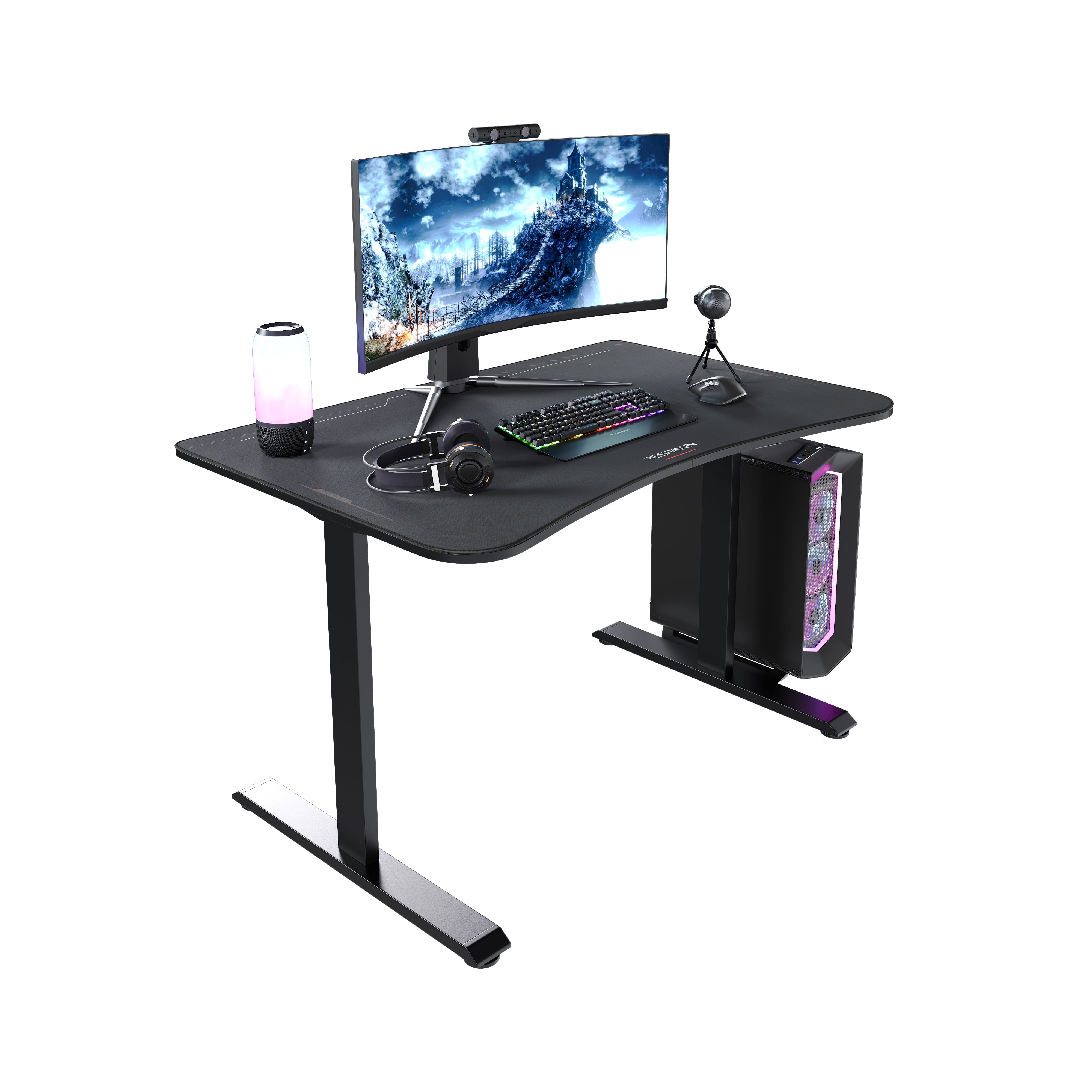 RESPAWN 1048 Gaming Desk - 48in Computer Desk With Mouse Pad, PC ...