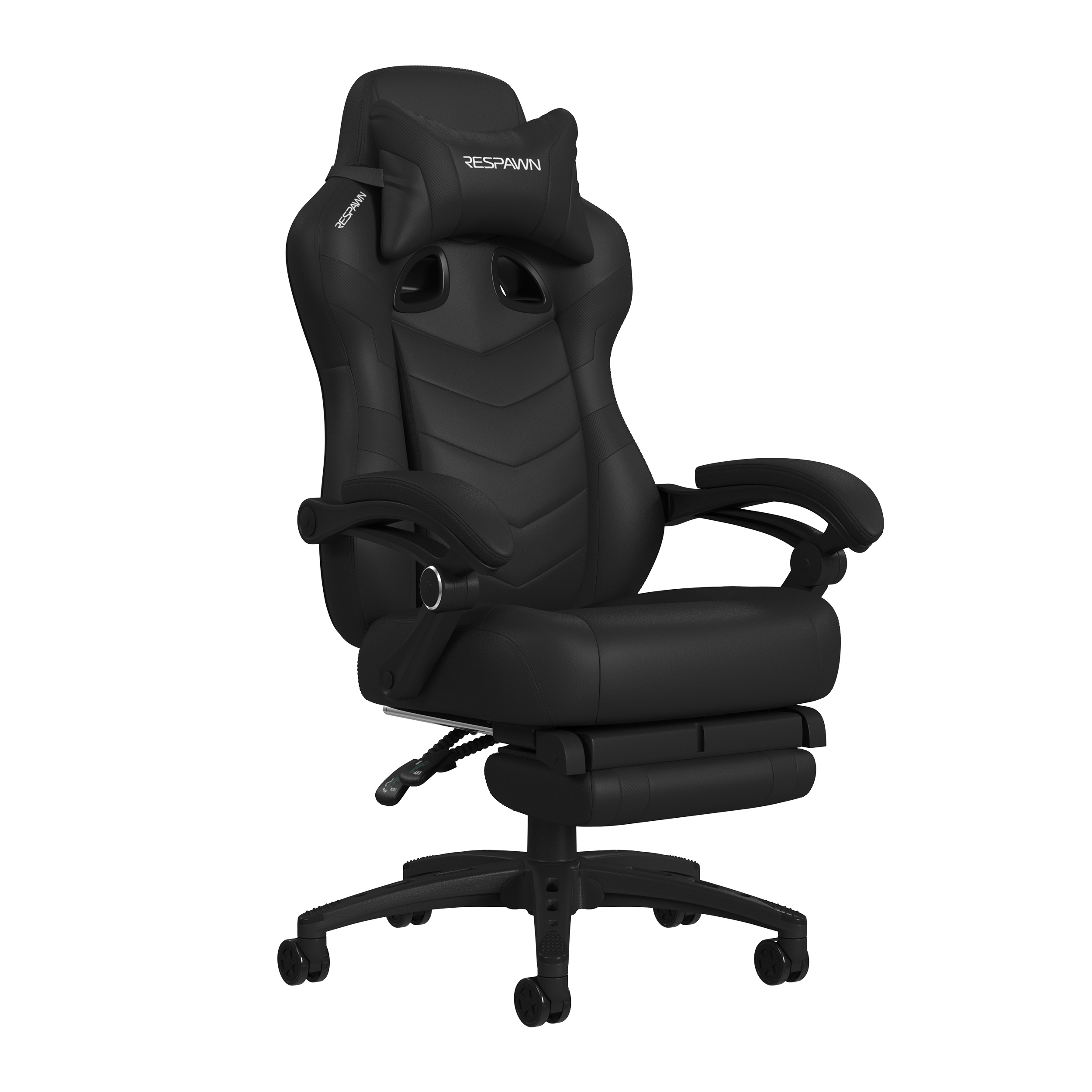 Flash Furniture Black Gaming Desk and Red/Black Footrest Reclining ...