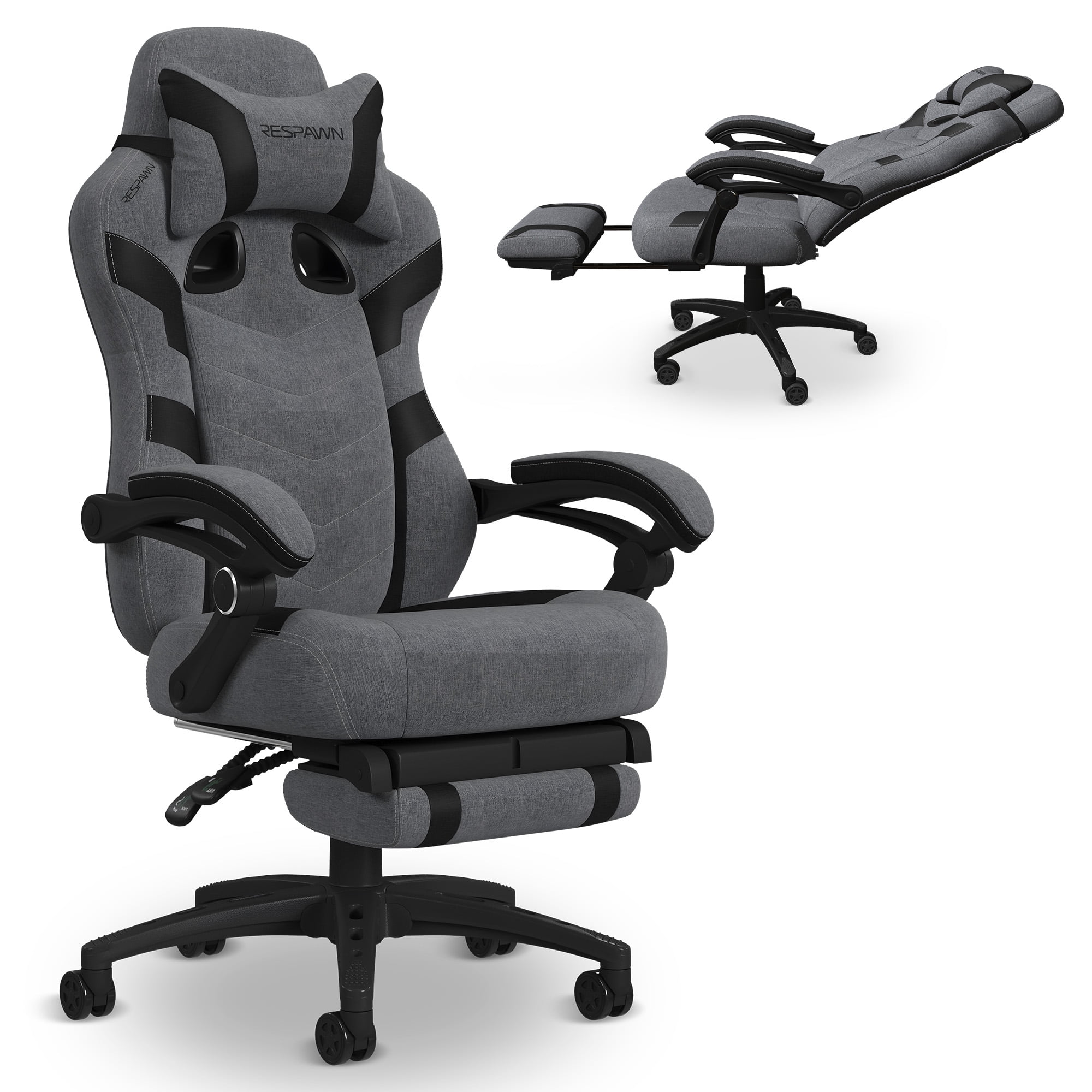 RESPAWN 110 Pro Ergonomic Gaming Chair with Footrest for Adults ...