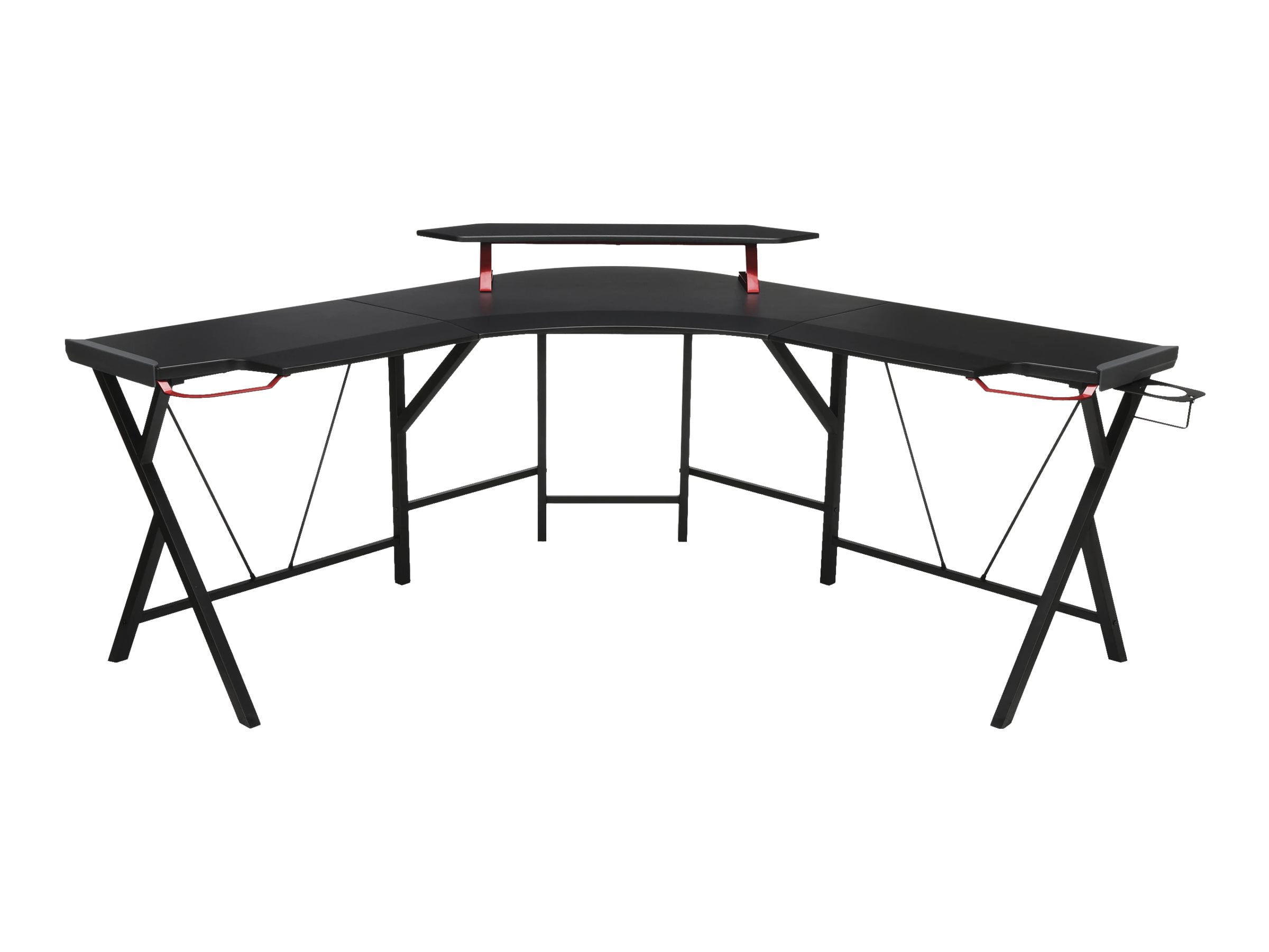 RESPAWN 2000 Gaming Computer Desk L Shaped Desk in Red RSP 2000 RED Walmart