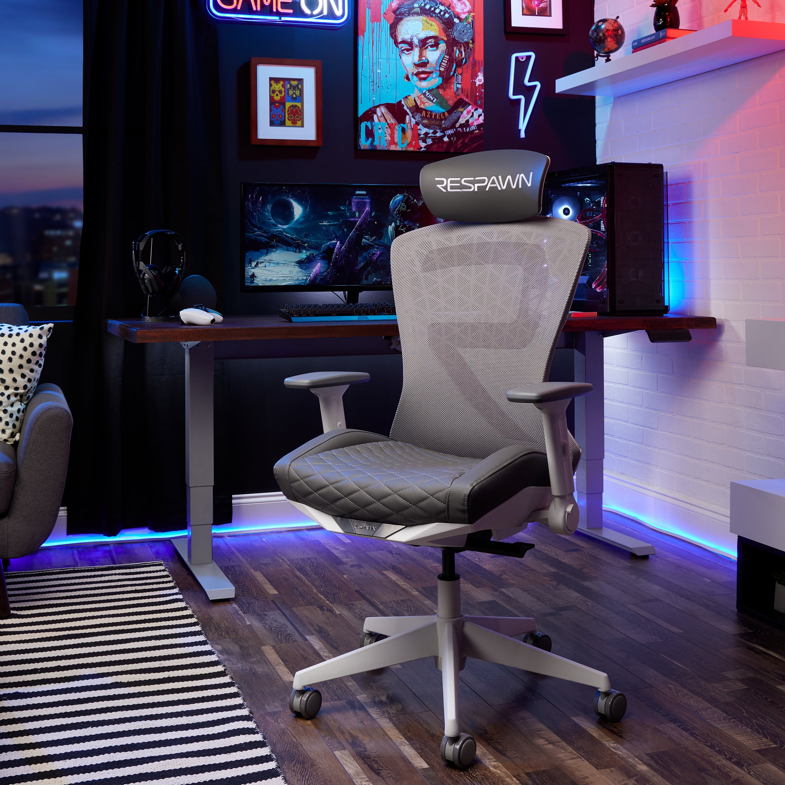 RESPAWN SPIRE Ergonomic Mesh Office Gaming Chair - High Back Home PC ...