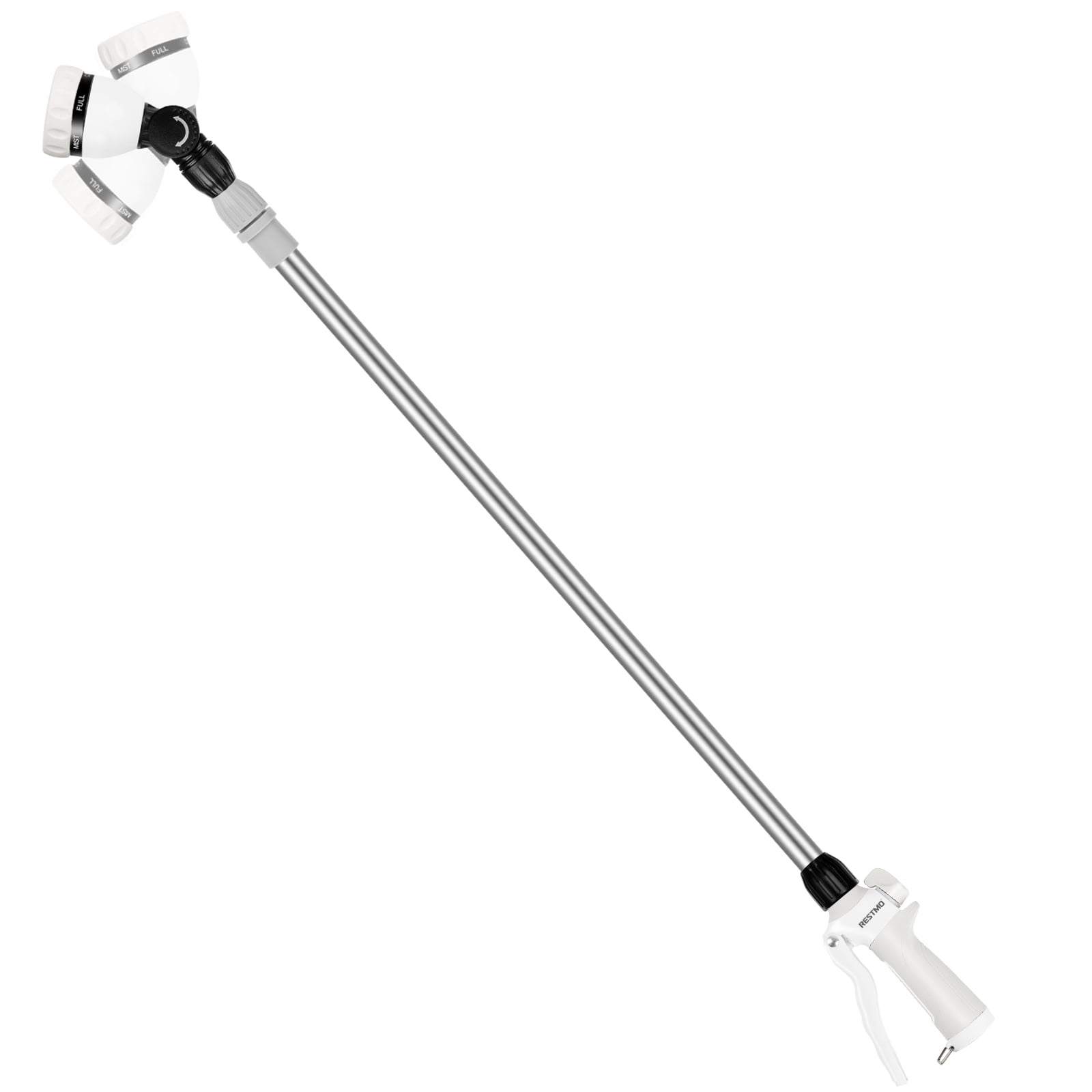 RESTMO 36”-60” (3ft-5ft) Metal Watering Wand, Long Telescopic Tube ...