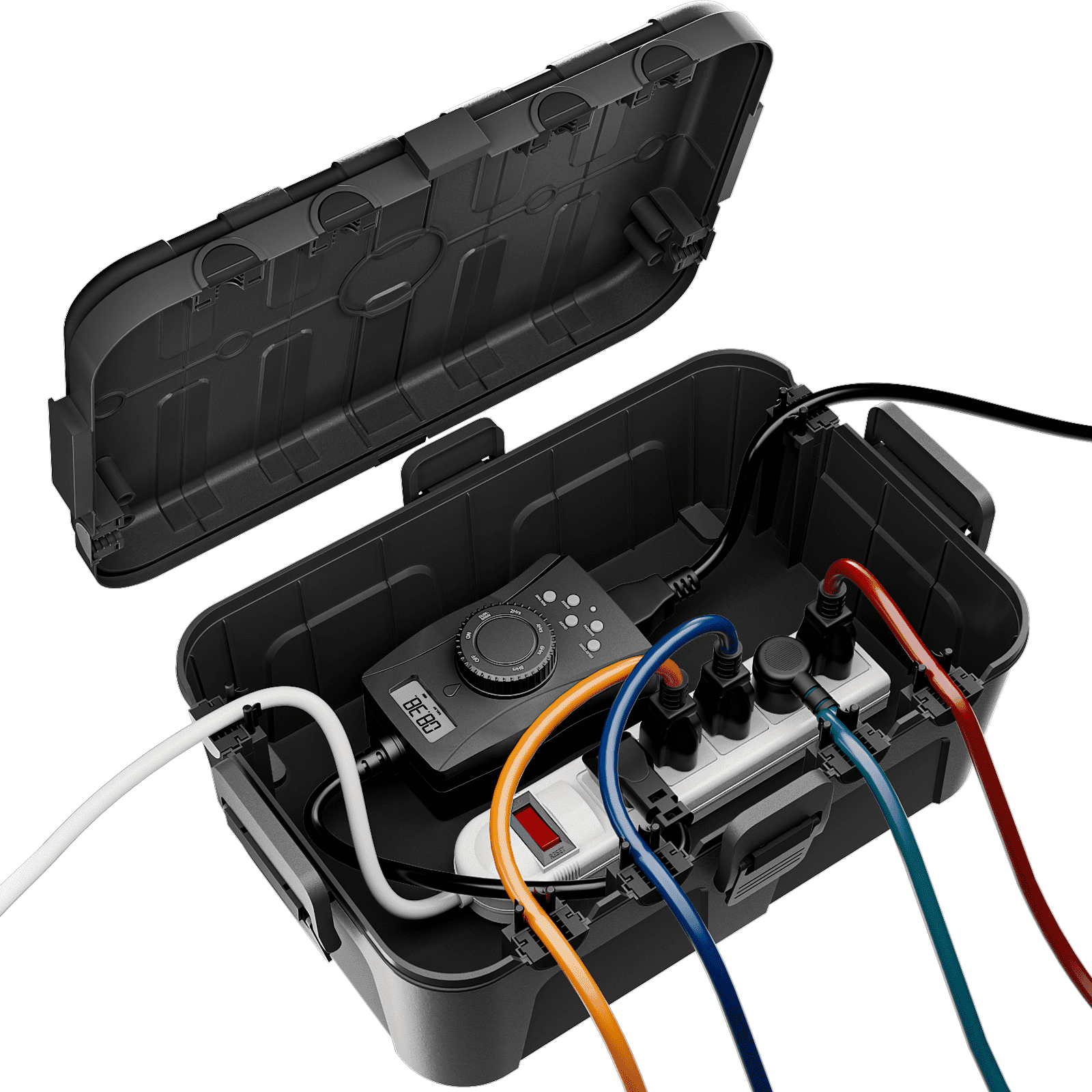 RESTMO Weatherproof Electrical Box, IP54, Outdoor Extension Lead Cover ...