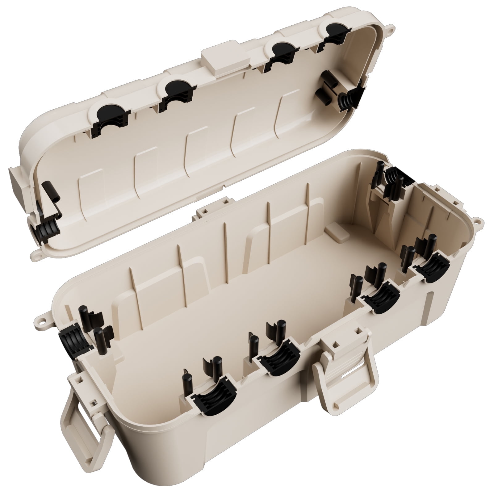 RESTMO Outdoor Electrical Box (11.5x5.2x4 inch), IP54 Waterproof Extension Cord Cover w/6 Cable ...