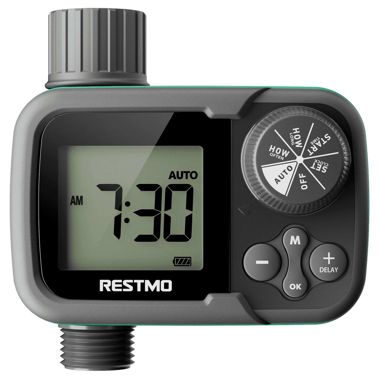 RESTMO Sprinkler Timer, Garden Hose Water Timer, Outdoor Faucet, Lawn ...