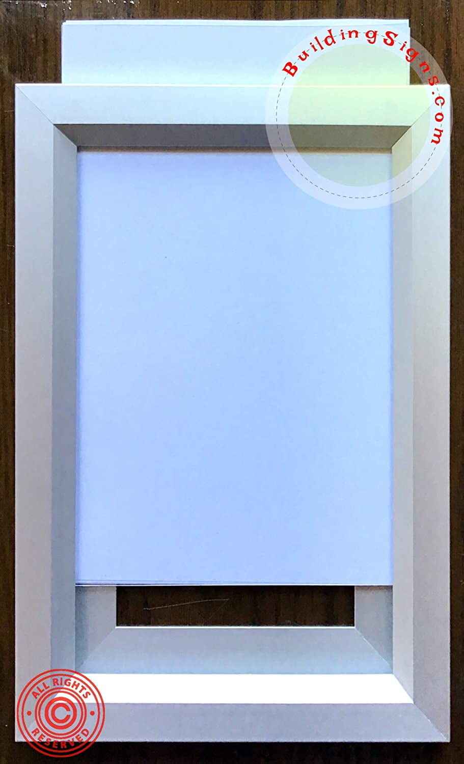 RETAIL Frames with Slide-in Design ( Silver,HEAVY DUTY,8.5X11) (ref ...