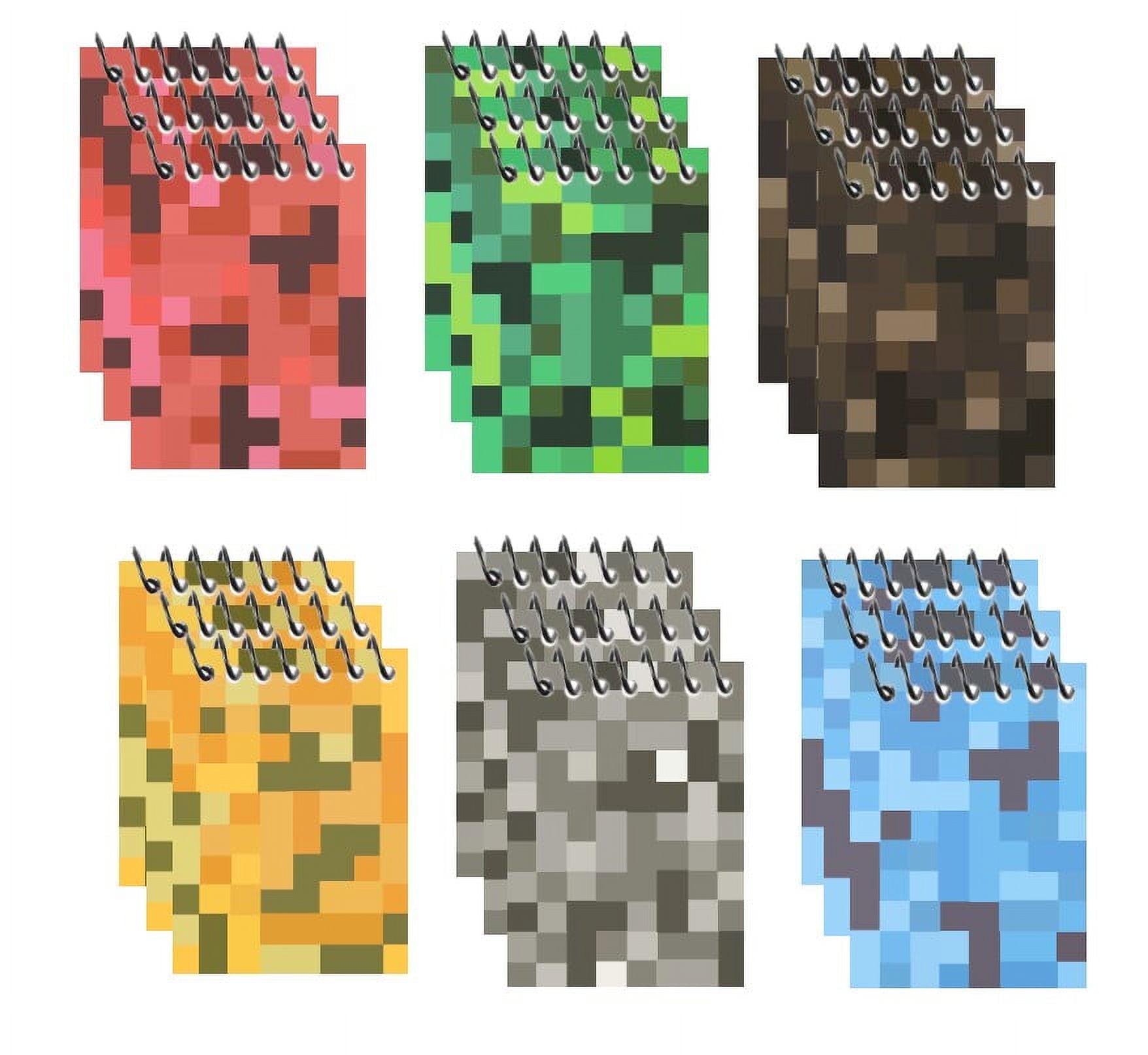 RETON Waterproof Pocket Notebook, 24 Pcs Mini Pixelated Spiral Notepads ...