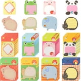 RETON 32Pcs Super Sticky Notes Set, Cute Sticky Note Pads Animals Shape ...