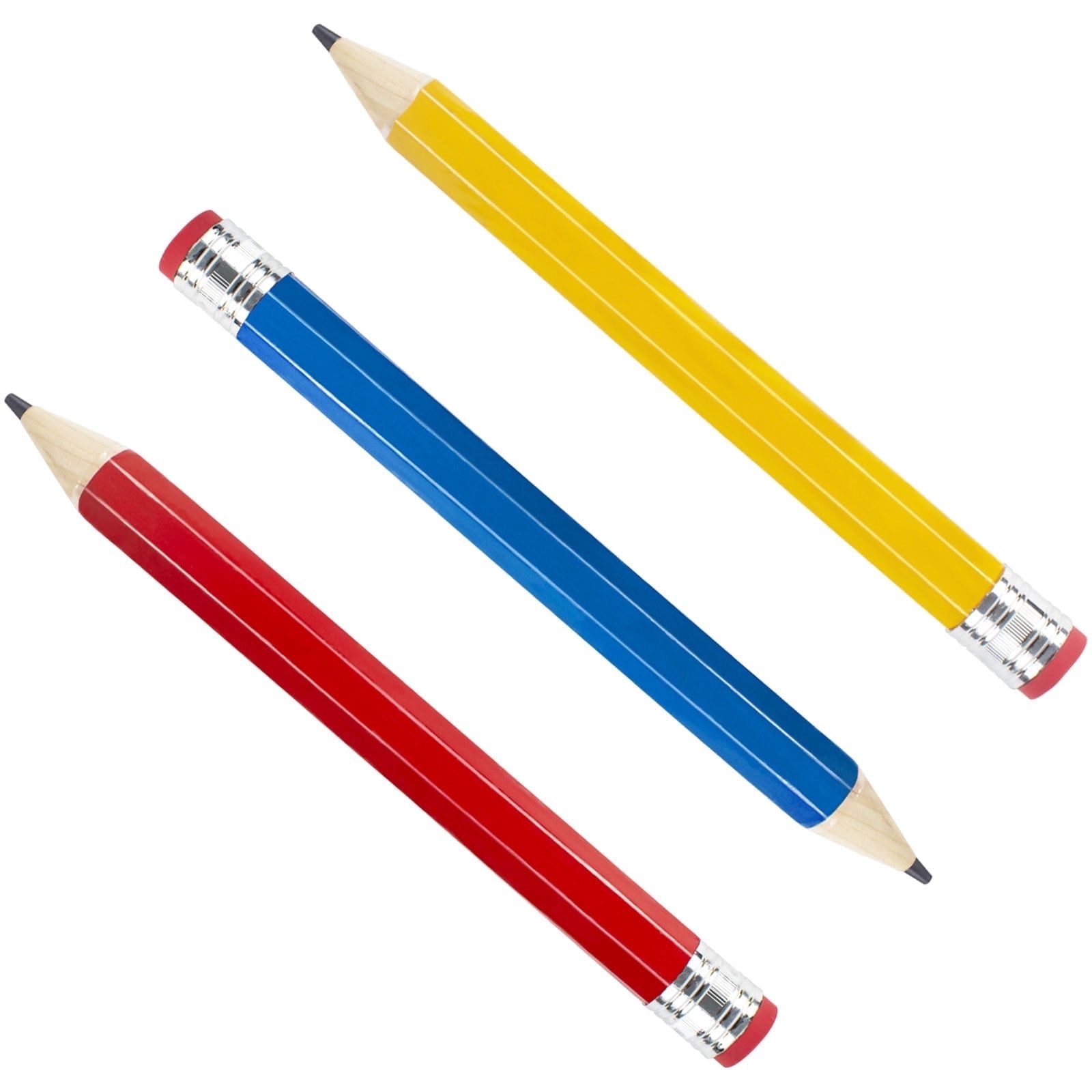 RETON 3Pcs Wooden Jumbo Pencils for Prop/Gifts/Decor, Funny Big Pencil ...