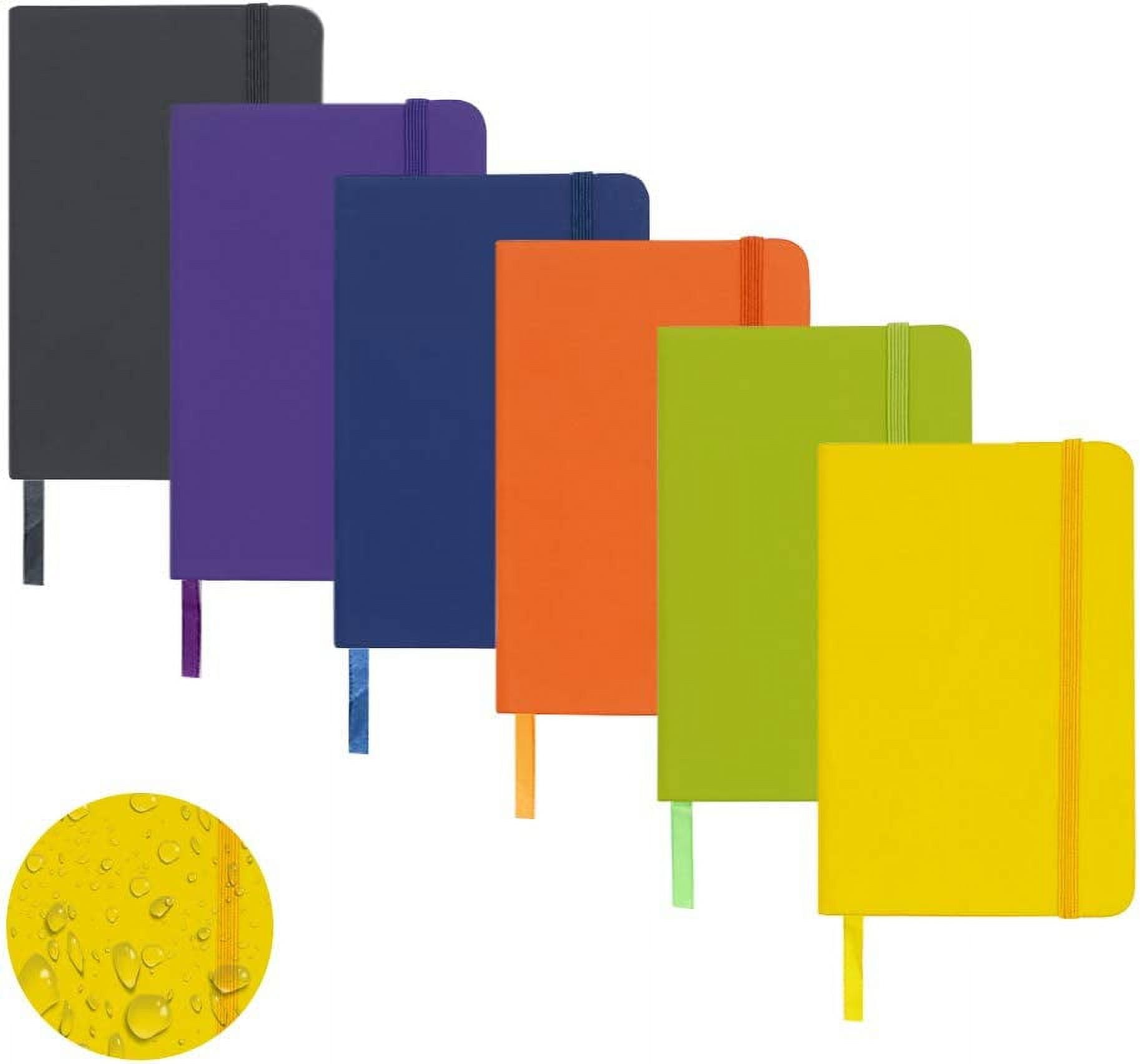 RETON 6 Pack A6 Hardcover Journals, Lined 160 Pages, 3.7x5.5 inch, 6 ...