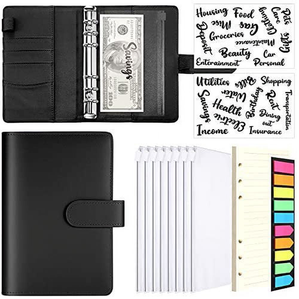 RETON Hardcover Leather Notebook A6 with Colorful Index Tabs, Executive ...