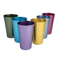 RETRO ALUMINUM TUMBLERS NON BREAKABLE CUPS SET OF 6 - Walmart.com