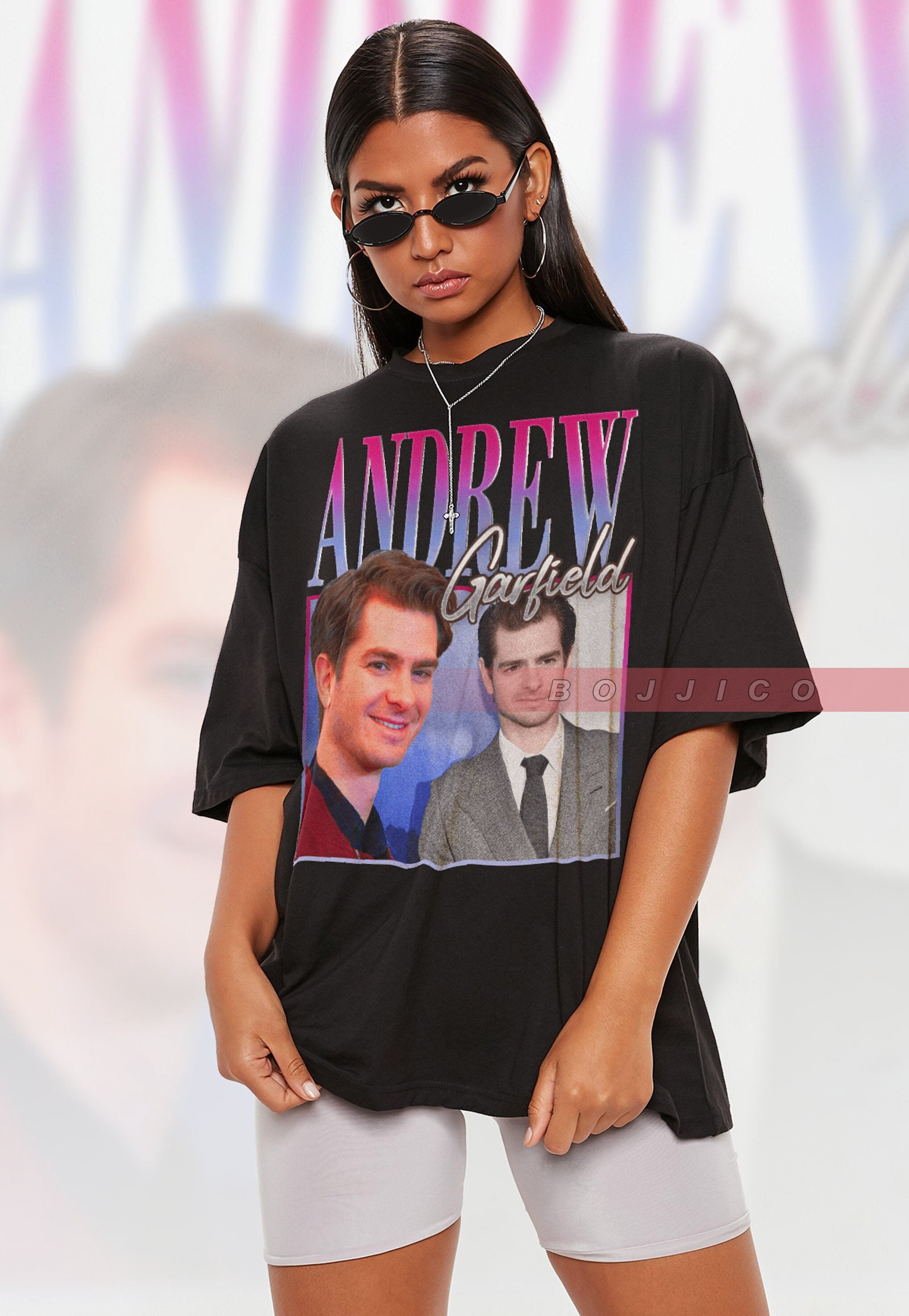 RETRO ANDREW GARFIELD Shirt | Andrew Garfield Homage Tshirt | Andrew ...
