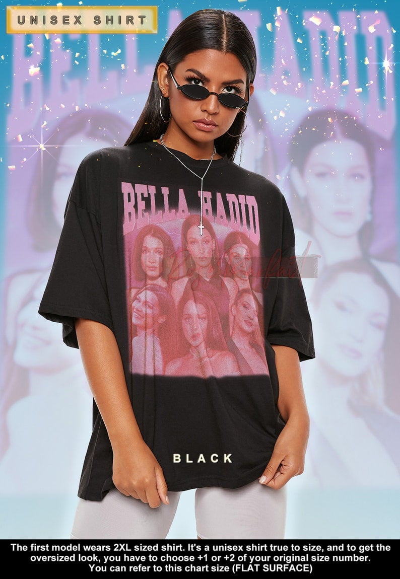RETRO BELLA HADID Shirt, Bella Hadid Tribute Shirt Vintage 90s, Bella ... RETRO BELLA HADID Shirt, Bella Hadid Tribute Shirt Vintage 90s, Bella ...