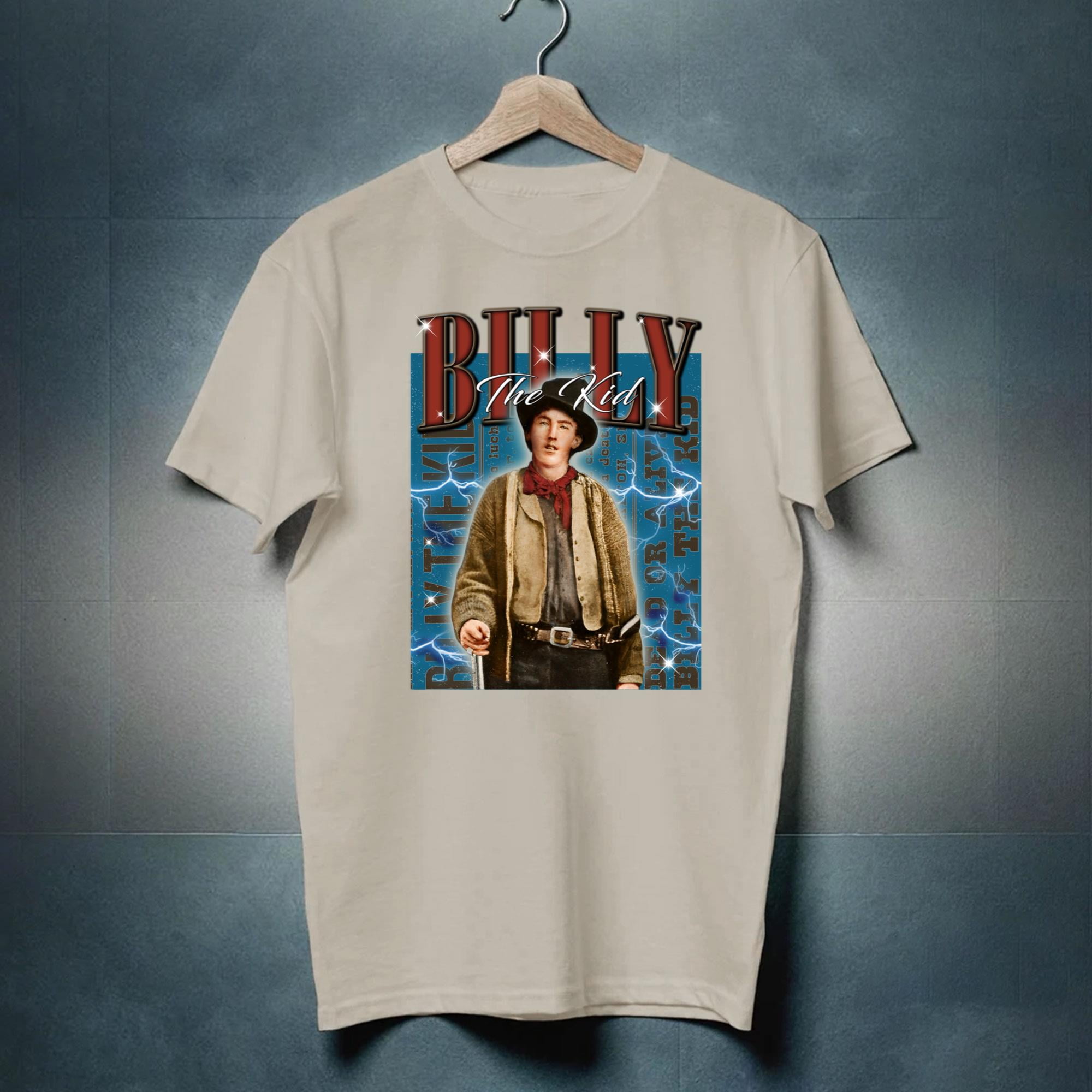RETRO BILLY The Kid Shirt Billy The Kid Homage Tshirt Billy The Kid Fan ...