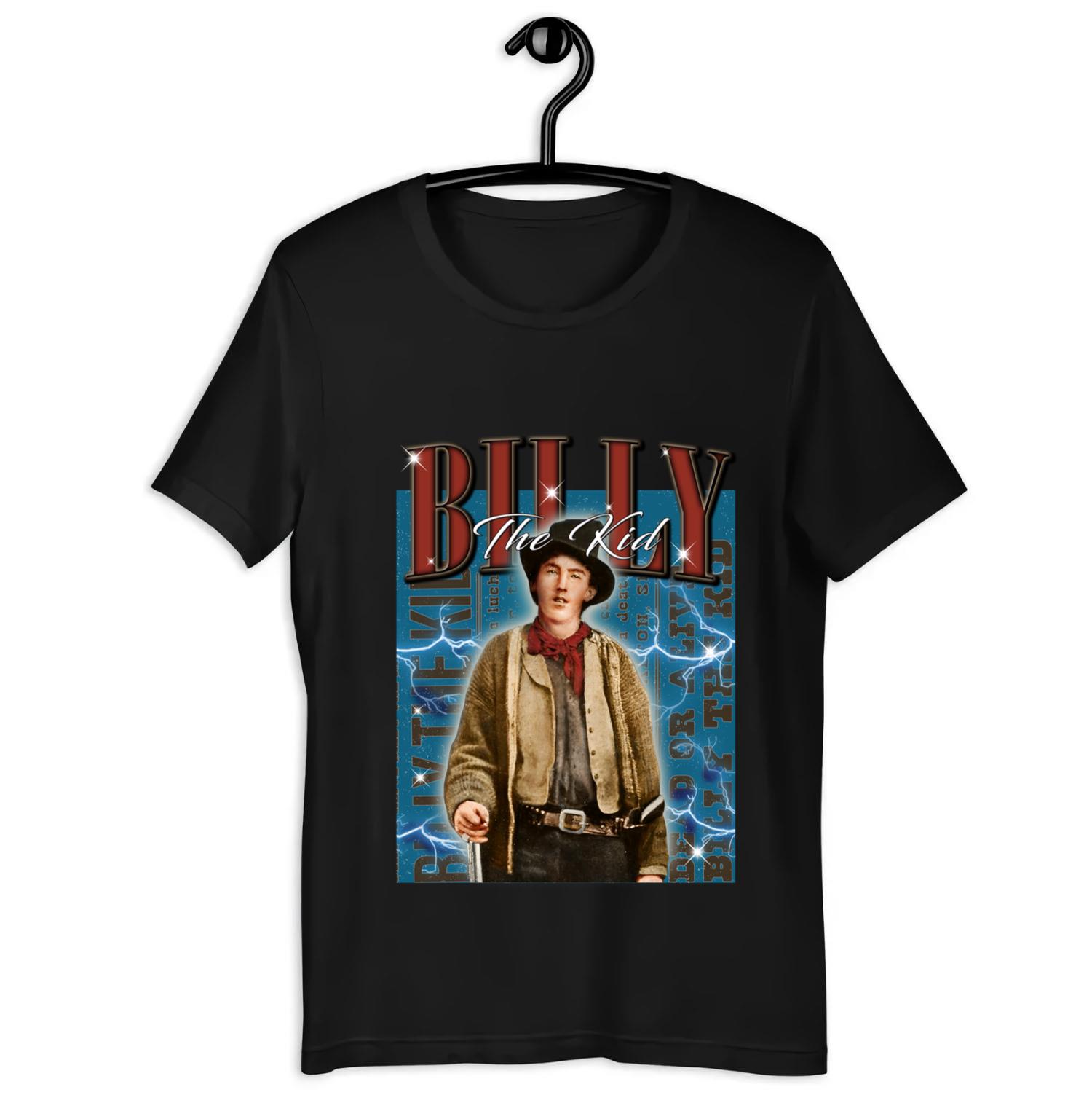 RETRO BILLY The Kid Shirt Billy The Kid Homage Tshirt Billy The Kid Fan ...