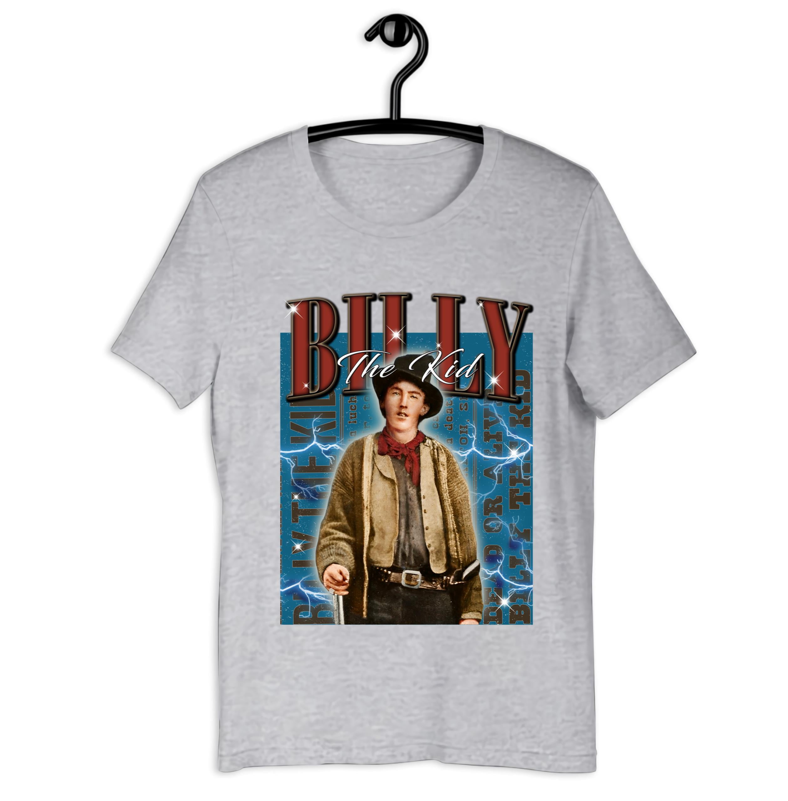 RETRO BILLY The Kid Shirt Billy The Kid Homage Tshirt Billy The Kid Fan ...