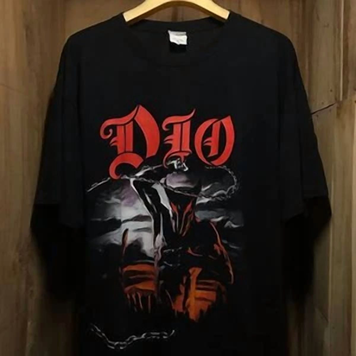 RETRO Dio Holy Diver 90s basic black Graphic T shirt Men Women vtg S ...