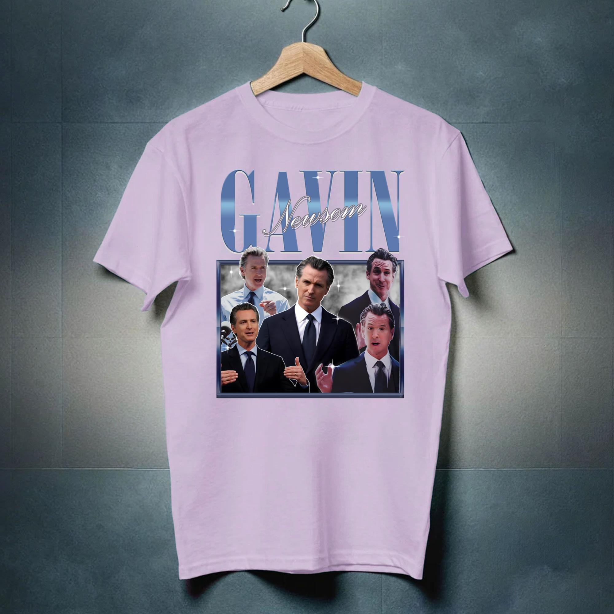 RETRO GAVIN NEWSOM Vintage Shirt Gavin Newsom Homage Tshirt Gavin Newsom Fan Tees Gavin Newsom ...