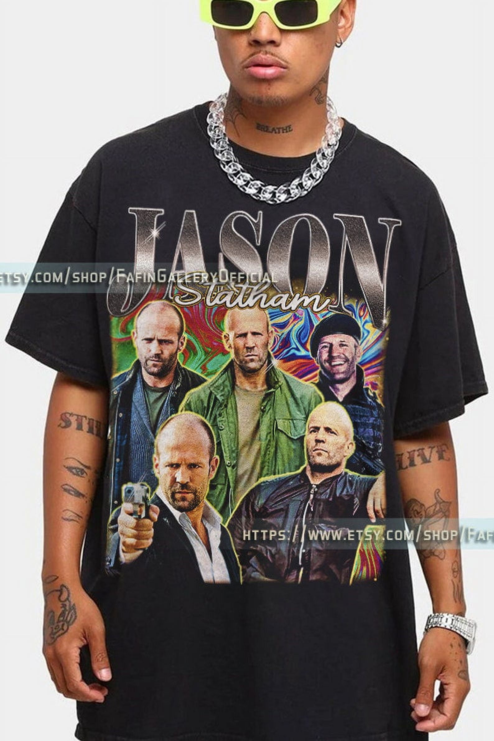 RETRO Jason Statham Vintage Shirt | Jason Statham Homage Tshirt | Jason ...