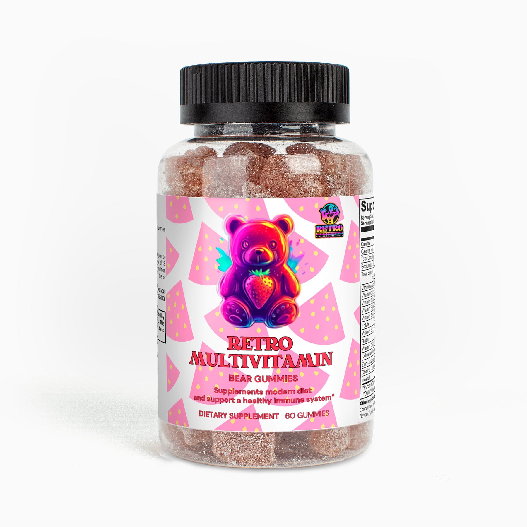 RETRO MULTIVITAMIN BEAR GUMMIES (ADULT) - Walmart.com