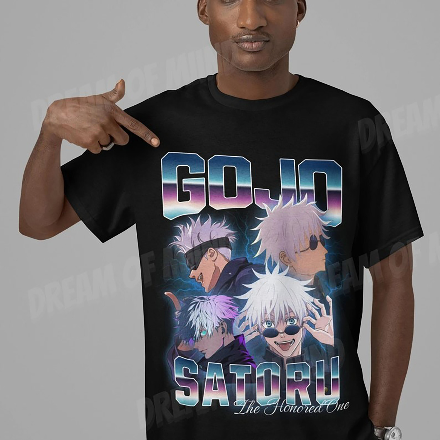 RETRO Satoru Gojo Tshirt Vintage, Satoru Gojo Shirt, Gojo T-Shirt Fan ...