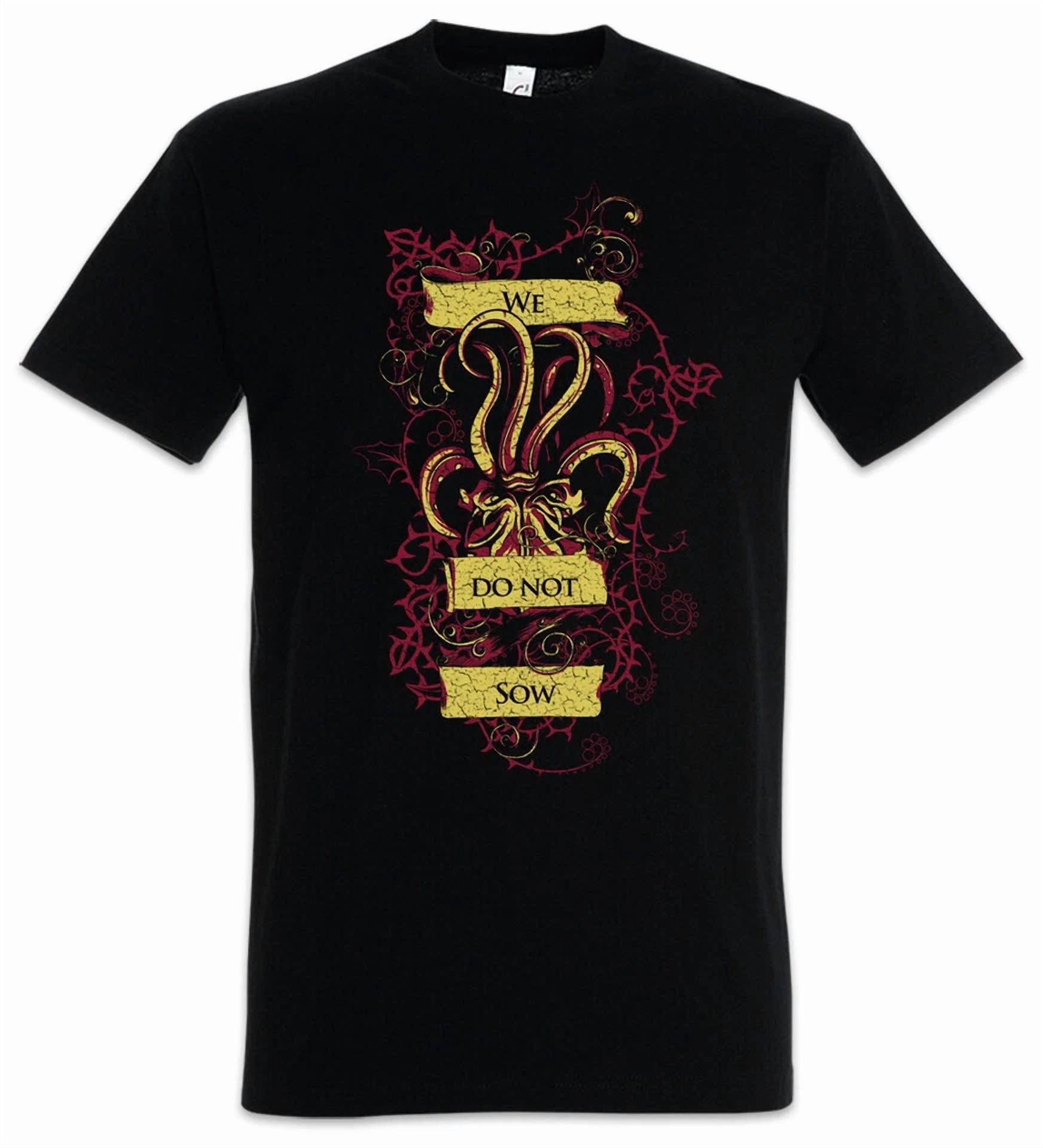 RETRO We Do Not Sow T-Shirt Game of House Greyjoy Sign Symbol Logo ...