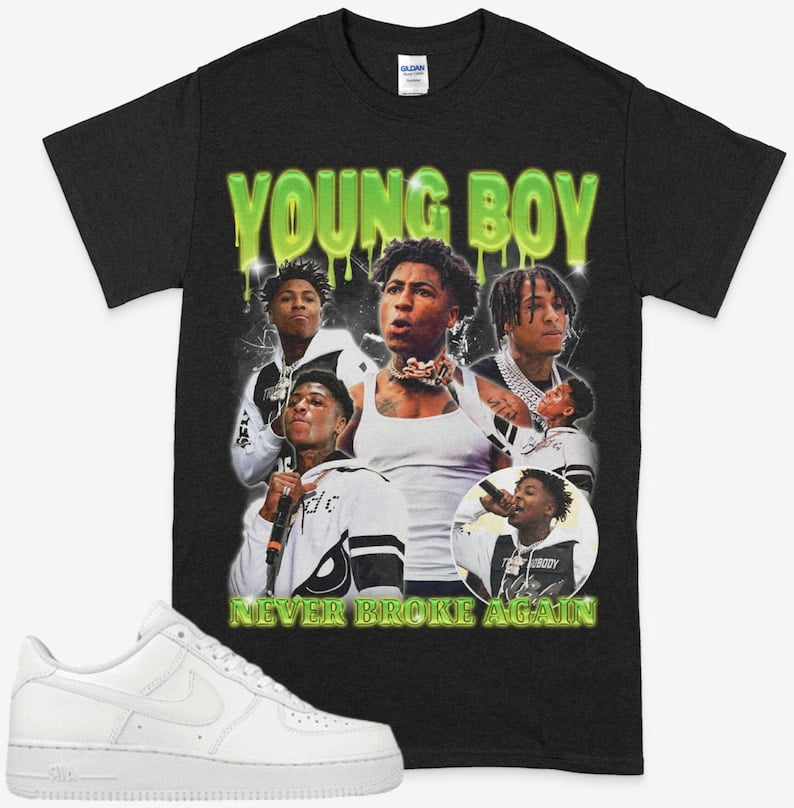 RETRO YOUNGBOY Vintage Shirt, Kentrell DeSean Gaulden Never Broke Again ...