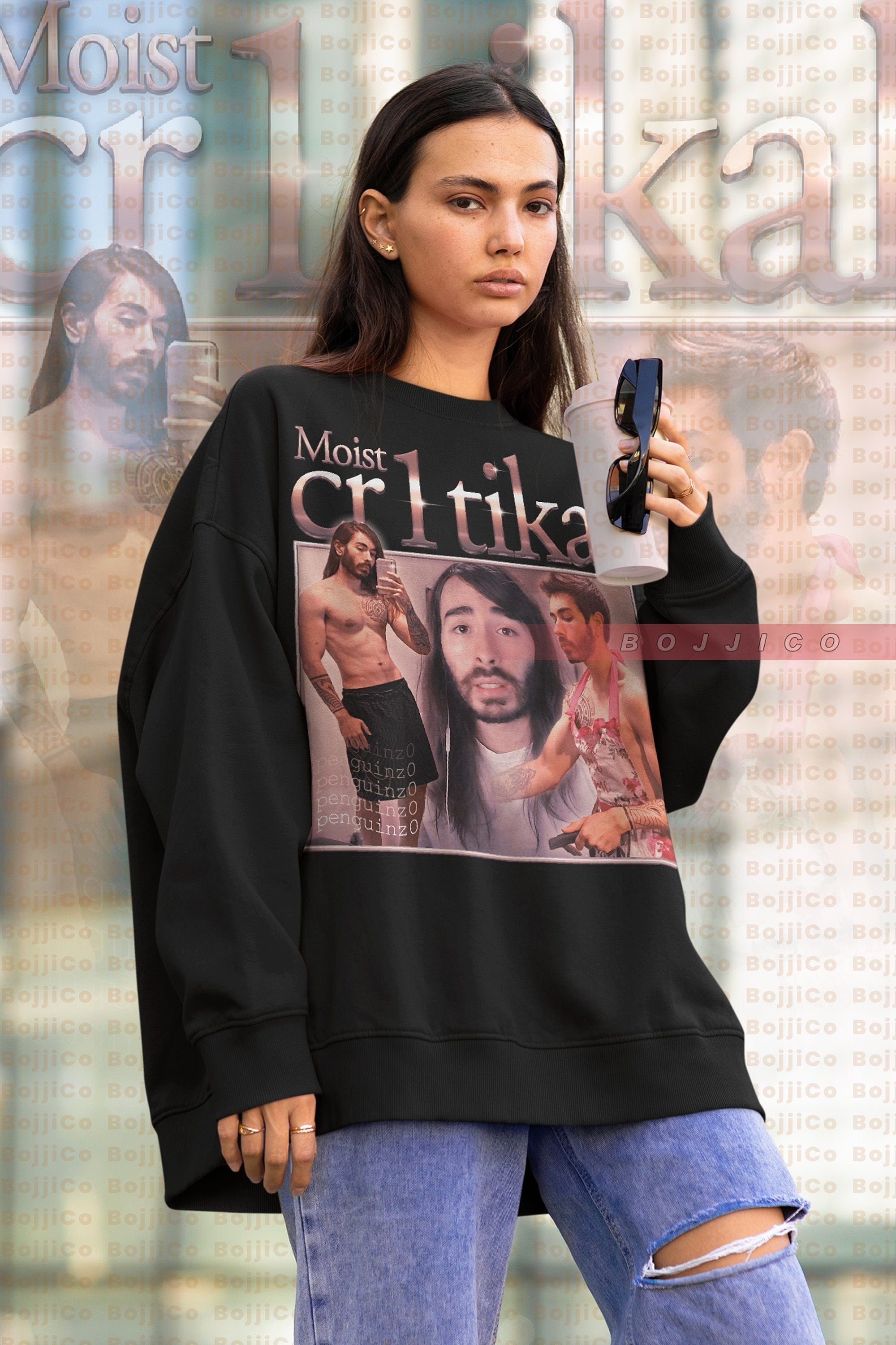 RETRO penguinz0 Sweatshirt, moistCr1TiKaL Sweater, Charles White Jr ...