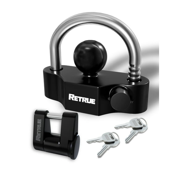 RETRUE Keyed Alike Heavy Duty Coupler Lock Set Trailer Lock Kit Include ...