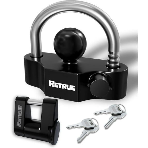 RETRUE Keyed Alike Heavy Duty Coupler Lock Set Trailer Lock Kit Include ...