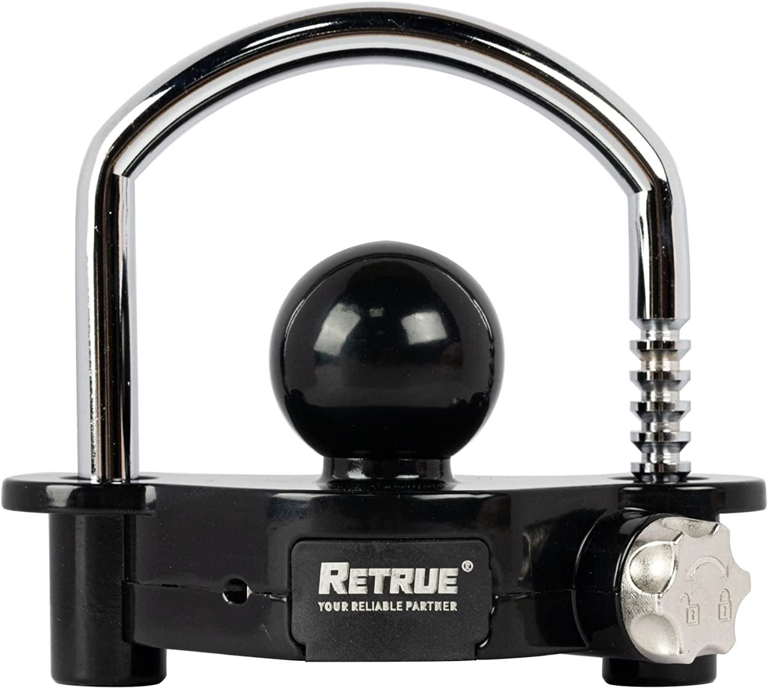 RETRUE Universal Coupler Lock Trailer Locks Ball Hitch Trailer Hitch ...
