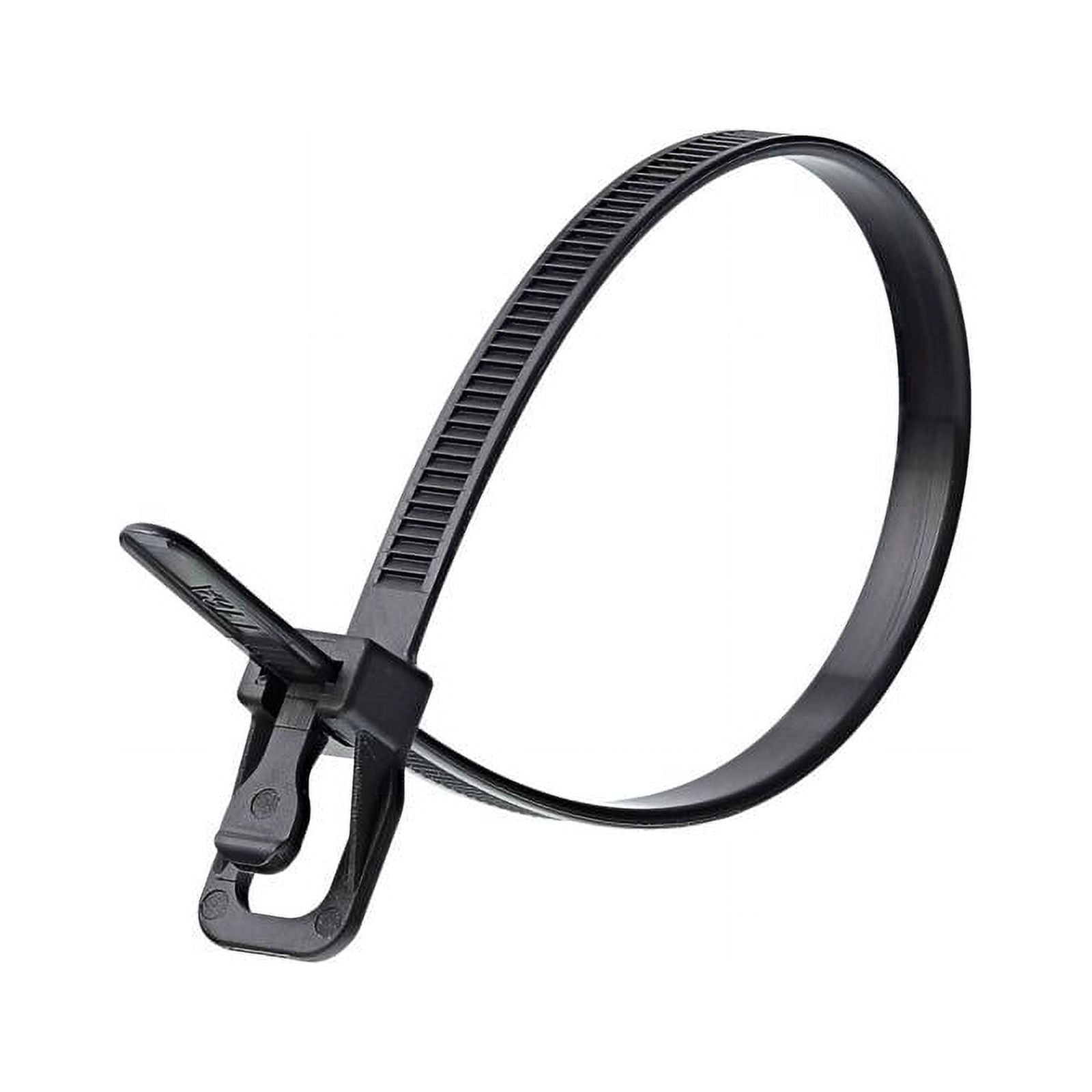 Retyz Releasable Tie,UV Black,Nylon,PK100 EVT-S06BK-TA - Walmart.com