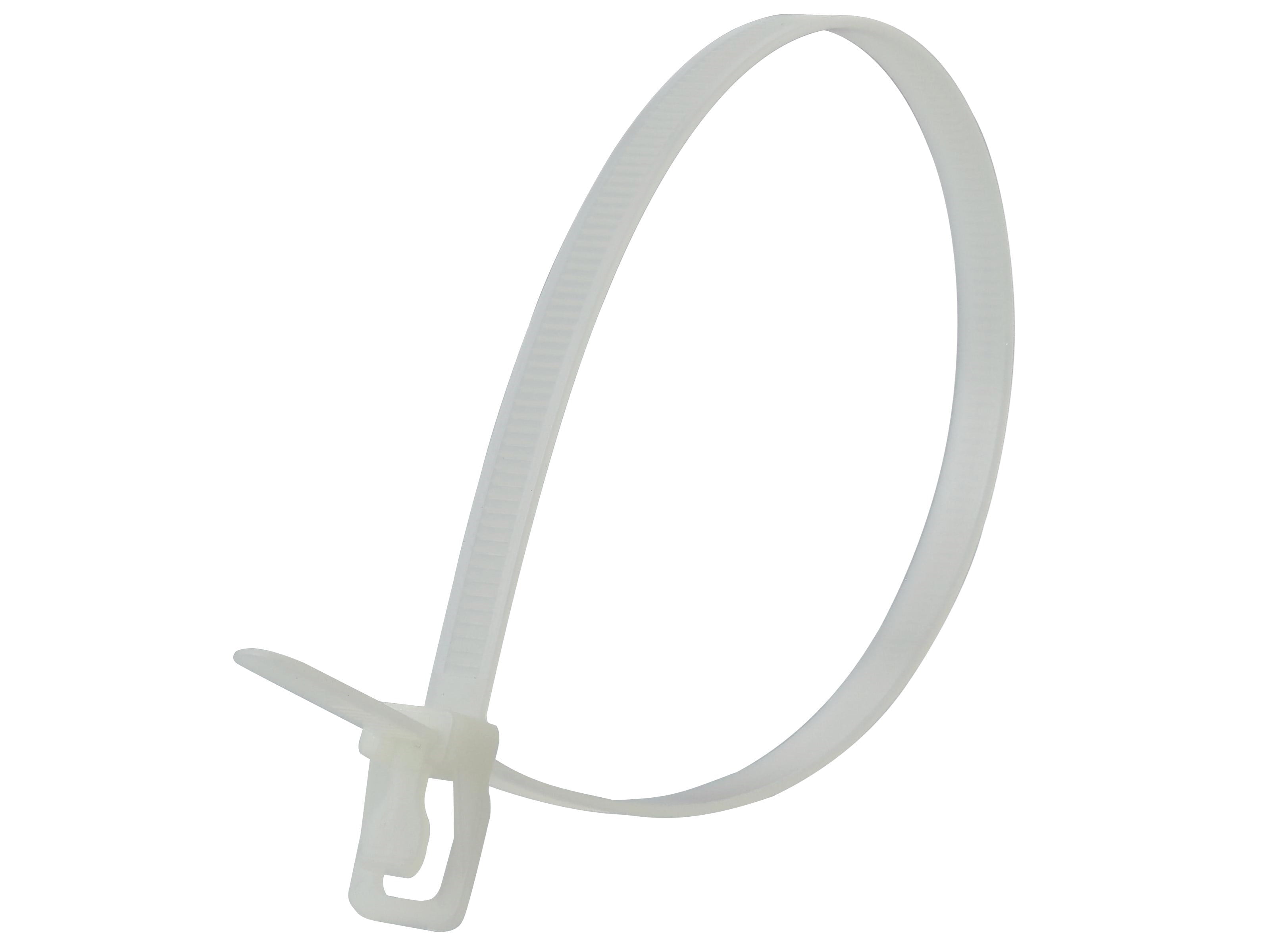 Retyz Releasable Tie,Natural,Nylon,PK20 WKT-S24NL-HA - Walmart.com