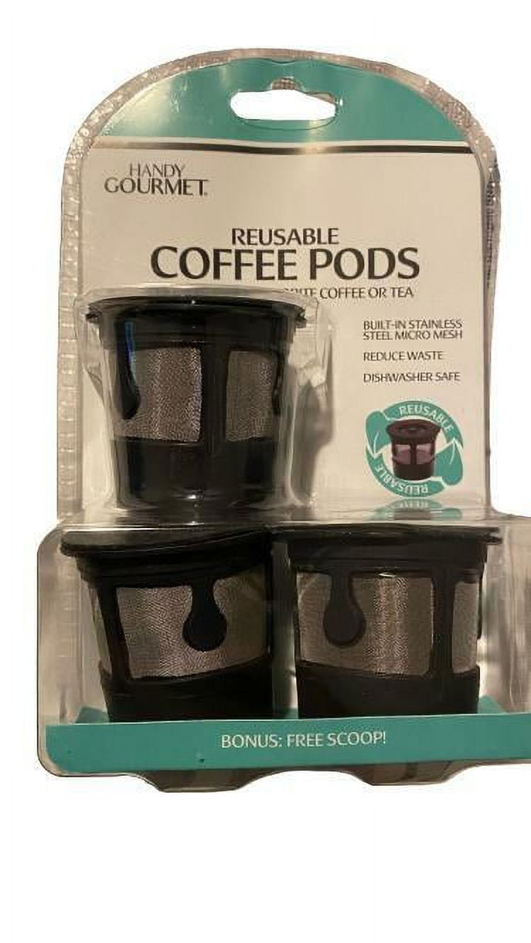 3pc set Reusable Eco-Friendly Easy to Clean Coffee Pod - Walmart.com
