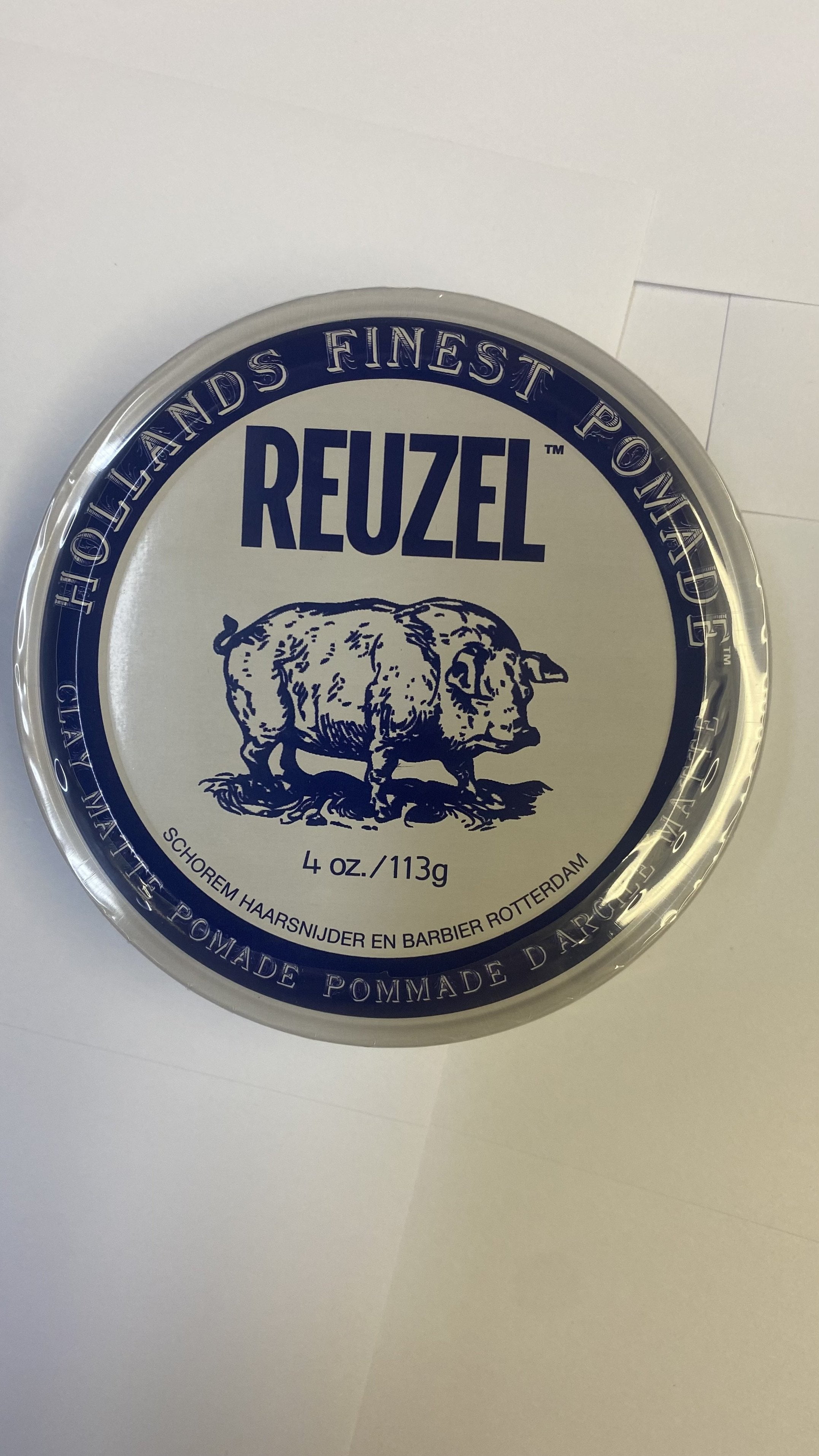 Reuzel Clay Matte Hair Pomade for Men, 4 Oz - Flexible Hold and Matte ...
