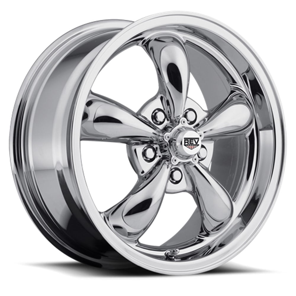 18x8 Rev 100 Classic Chrome Wheel 5x4.75 (0mm) - Walmart.com