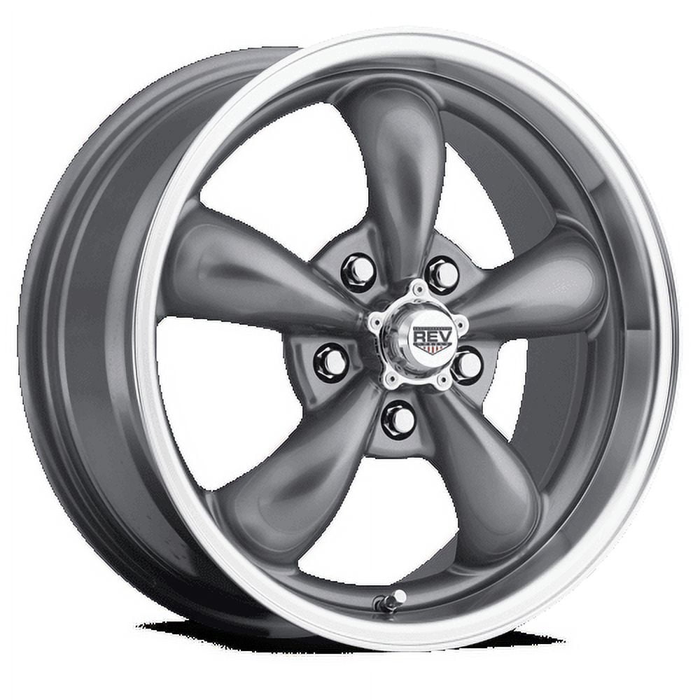 REV Wheels 100S-7907300 100 Series- 17x9 - 5 bs - 5x5/5x127 -Gray ...