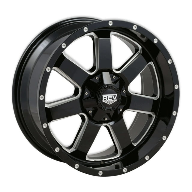 REV Wheels Universal 885 Series- 17x9 - 5.00 bs - 6x5.5/6x135 Black ...