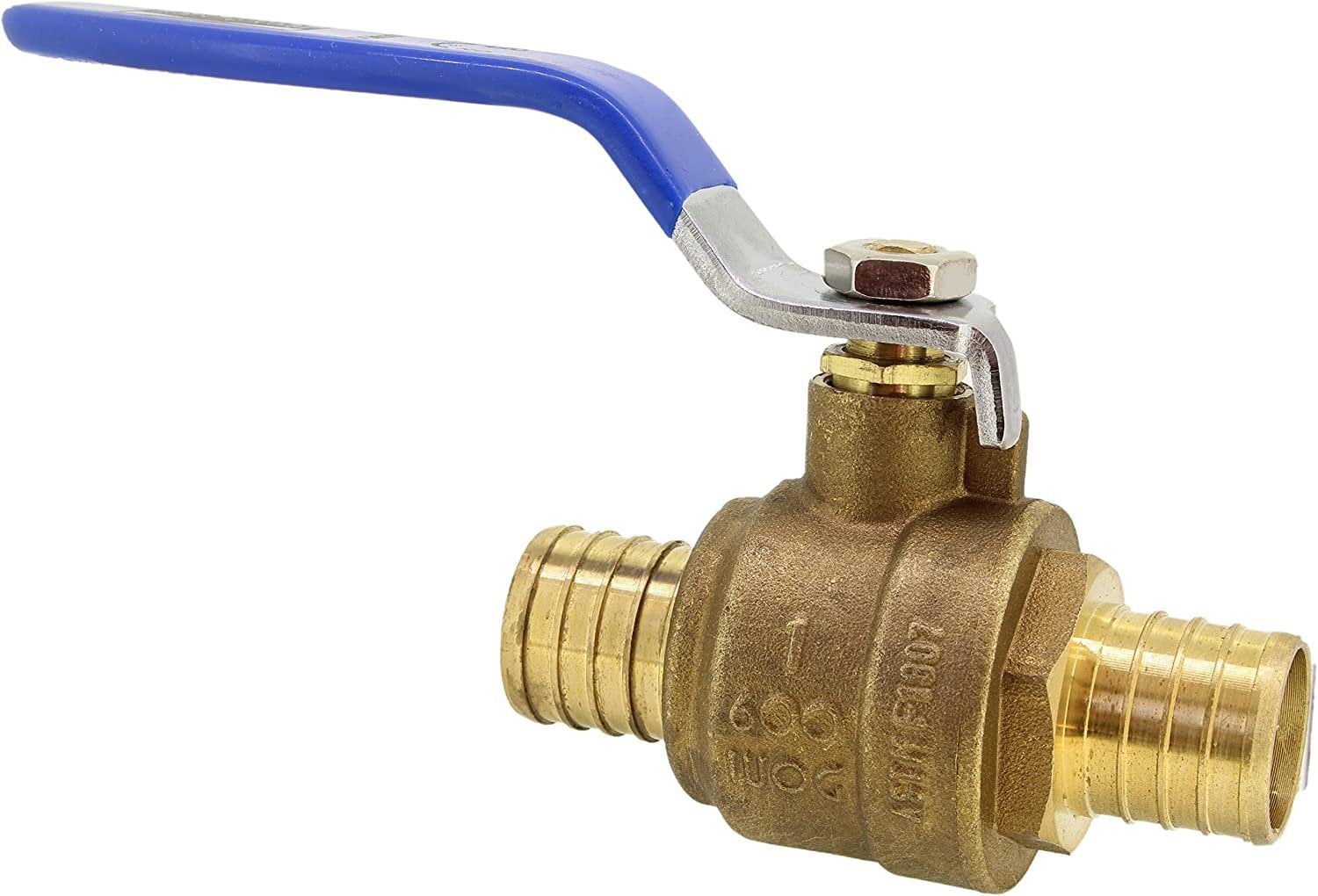 REVALVED PEX Full Port 1 in. Brass Ball Valve Lead-Free Brass Water ...