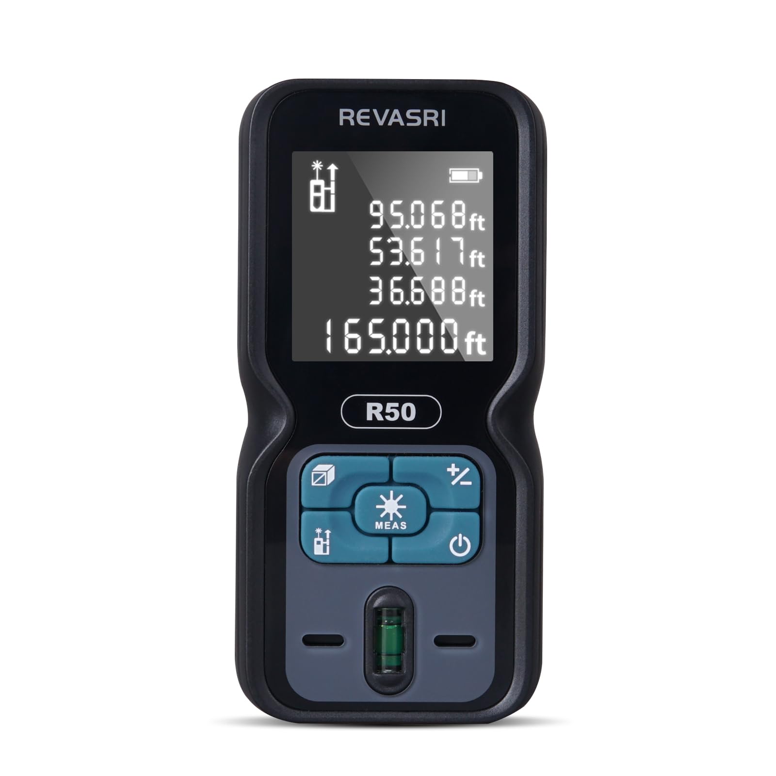 REVASRI Laser Distance Meter, 165 Feet Range, ±1/16inch Accuracy Laser ...