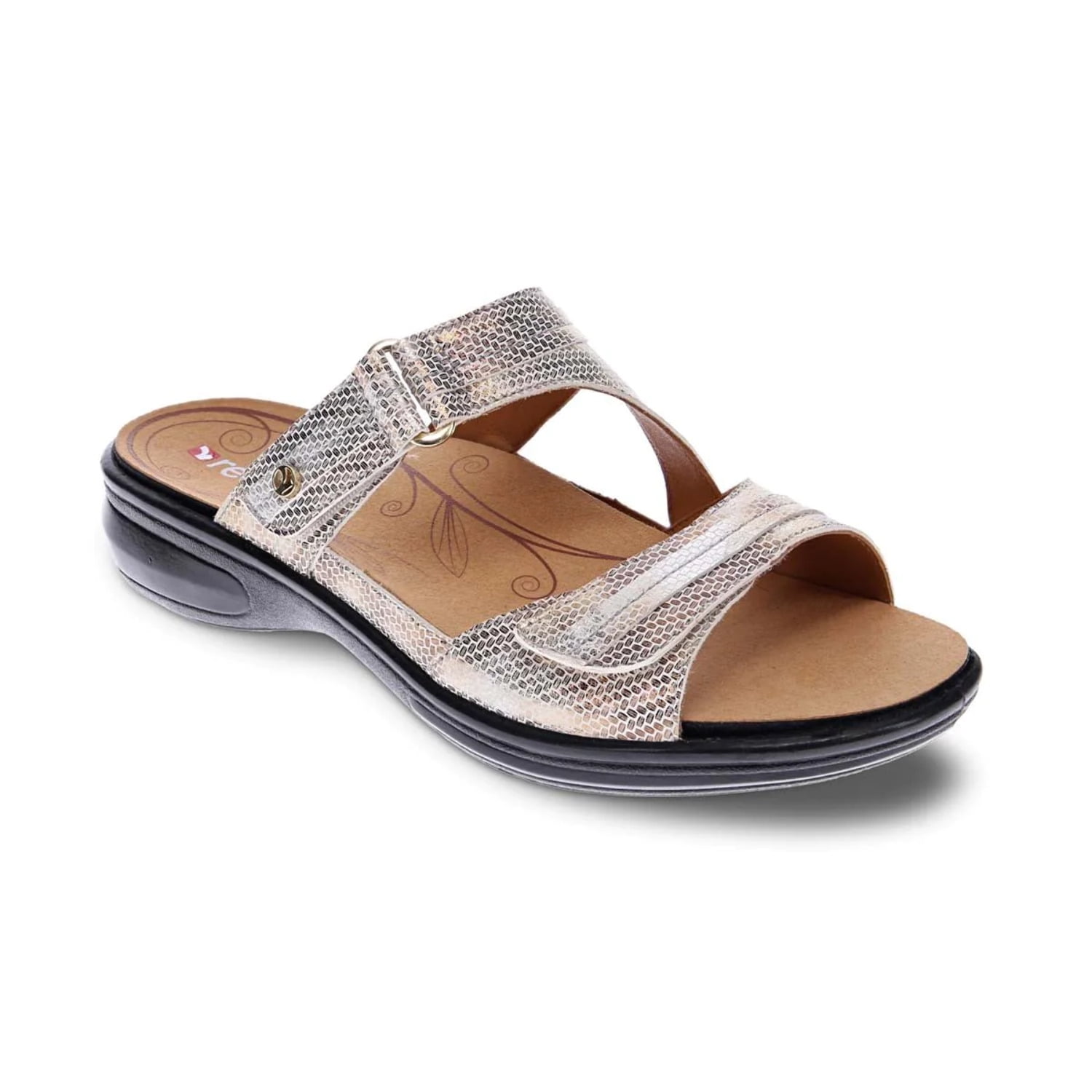 REVERE RIO WOMEN SANDALS IN METALLIC INTEREST - Walmart.com