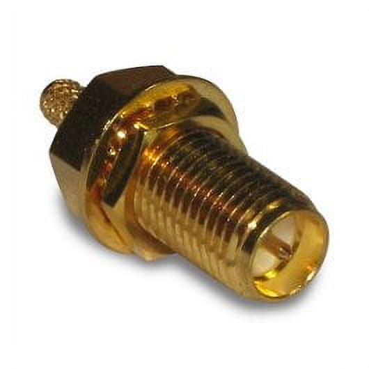 REVERSE POLARITY FEMALE SMA JACK RECEPTACLE CONNECTOR (MALE PIN IN ...