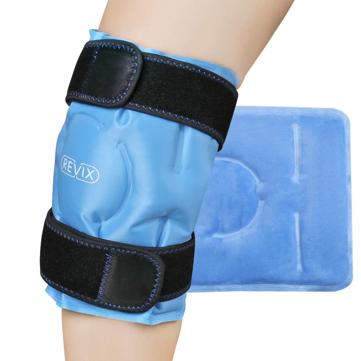 REVIX Ice Pack for Knee Pain Relief, Reusable Gel Ice Wrap for Leg ...