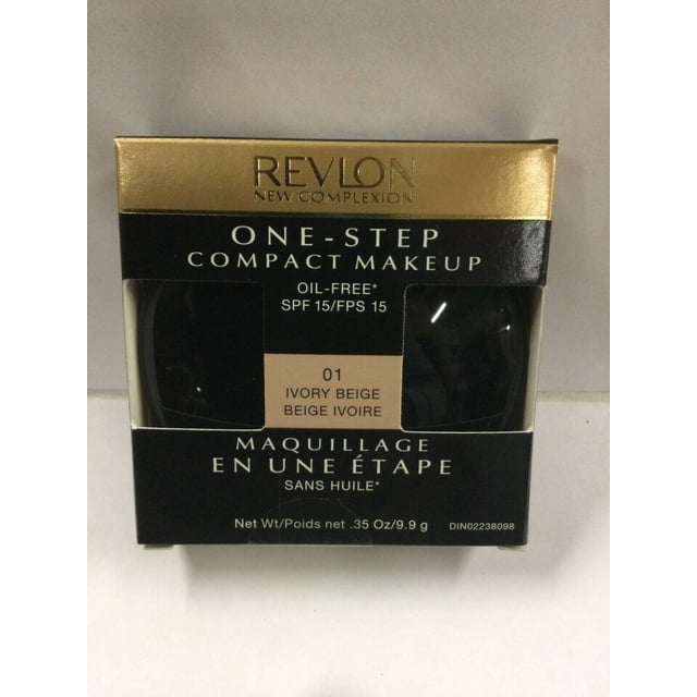 REVLON New Complexion One-Step Compact Makeup Oil Free SPF 15- IVORY ...